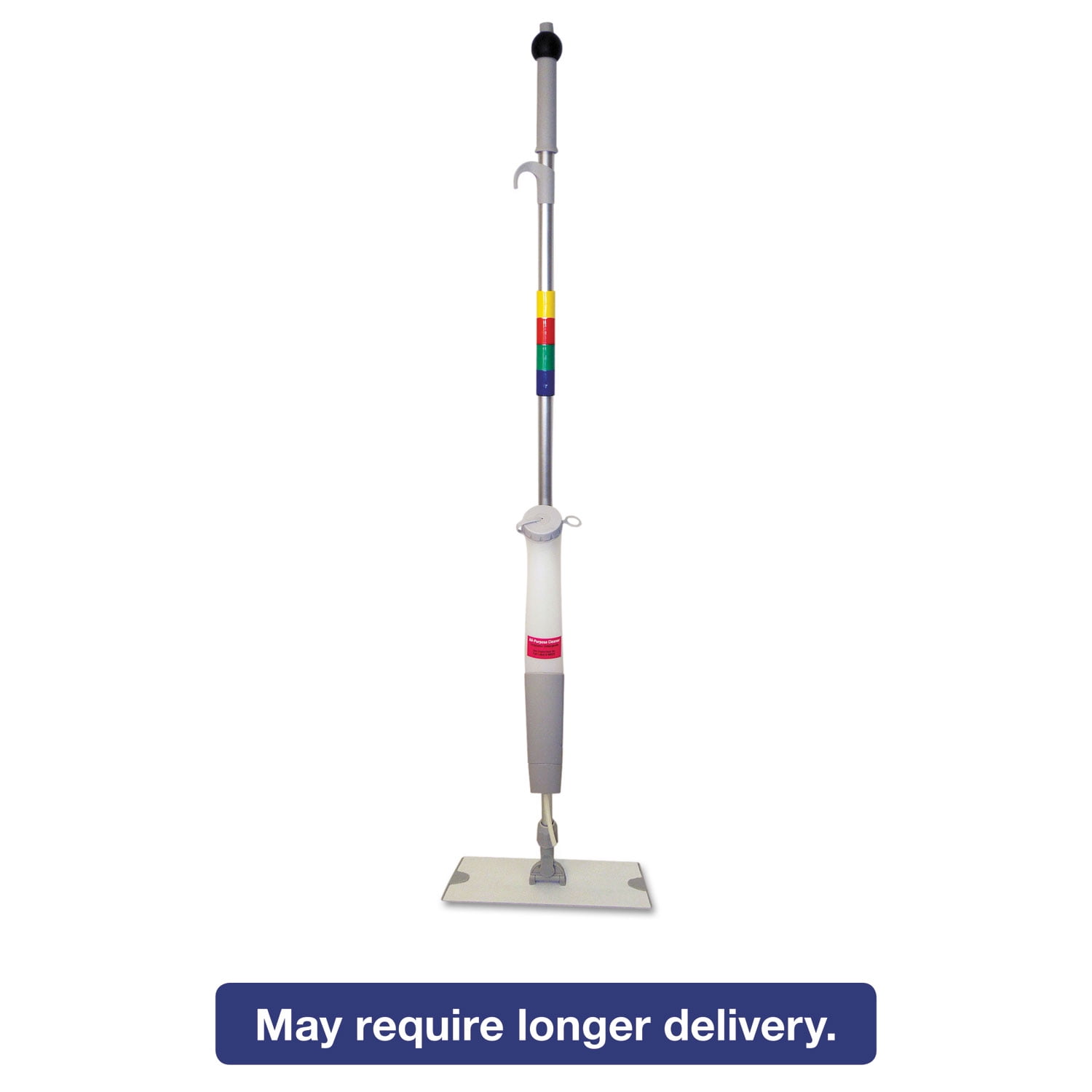 Boardwalk Bucketless Microfiber Mop System 5 x 18 Head 59" Handle Blue ...