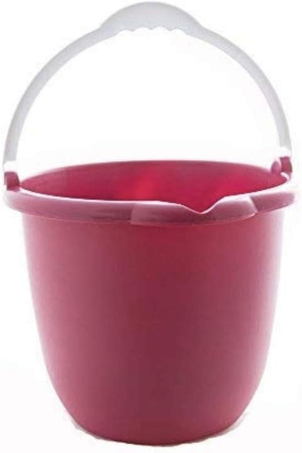 Buckets ECO-Plastic, Made in USA, 5 Pack, with Ergonomic Bottom and ...