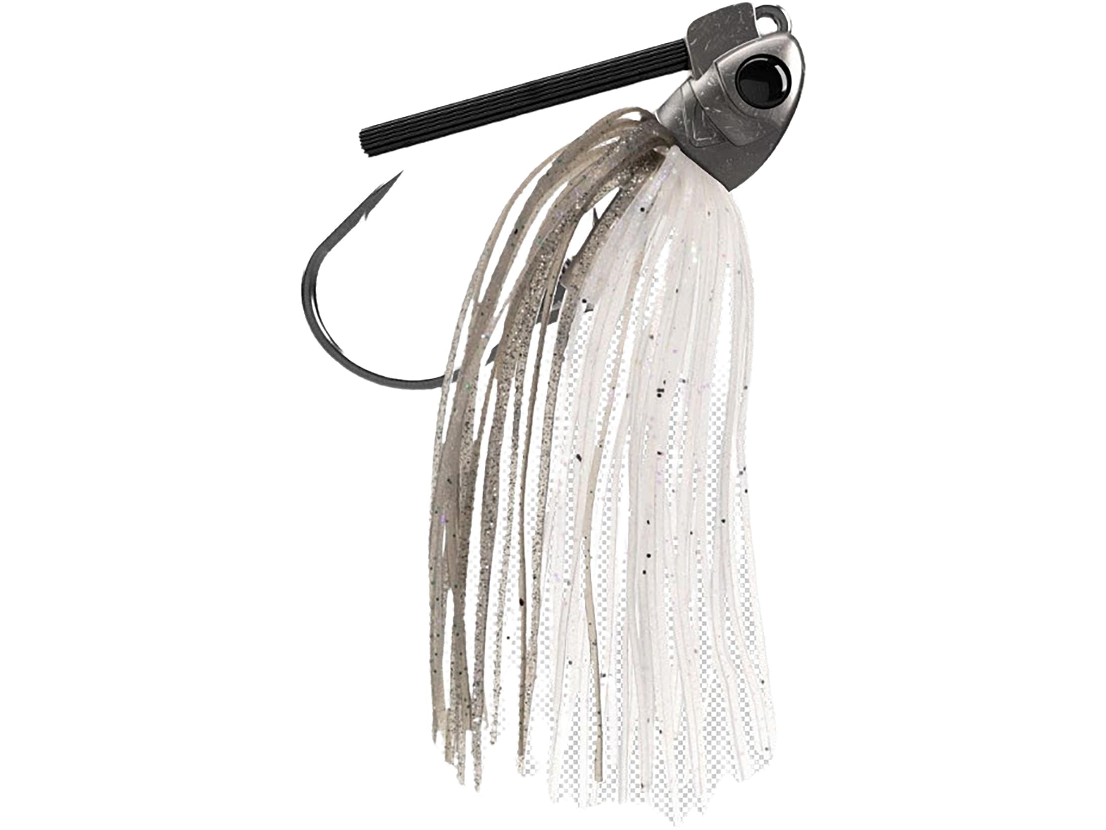 Buckeye Lures Brush Panda Heavy Cover Swim Jig Transluscent Shad 1/2 oz ...