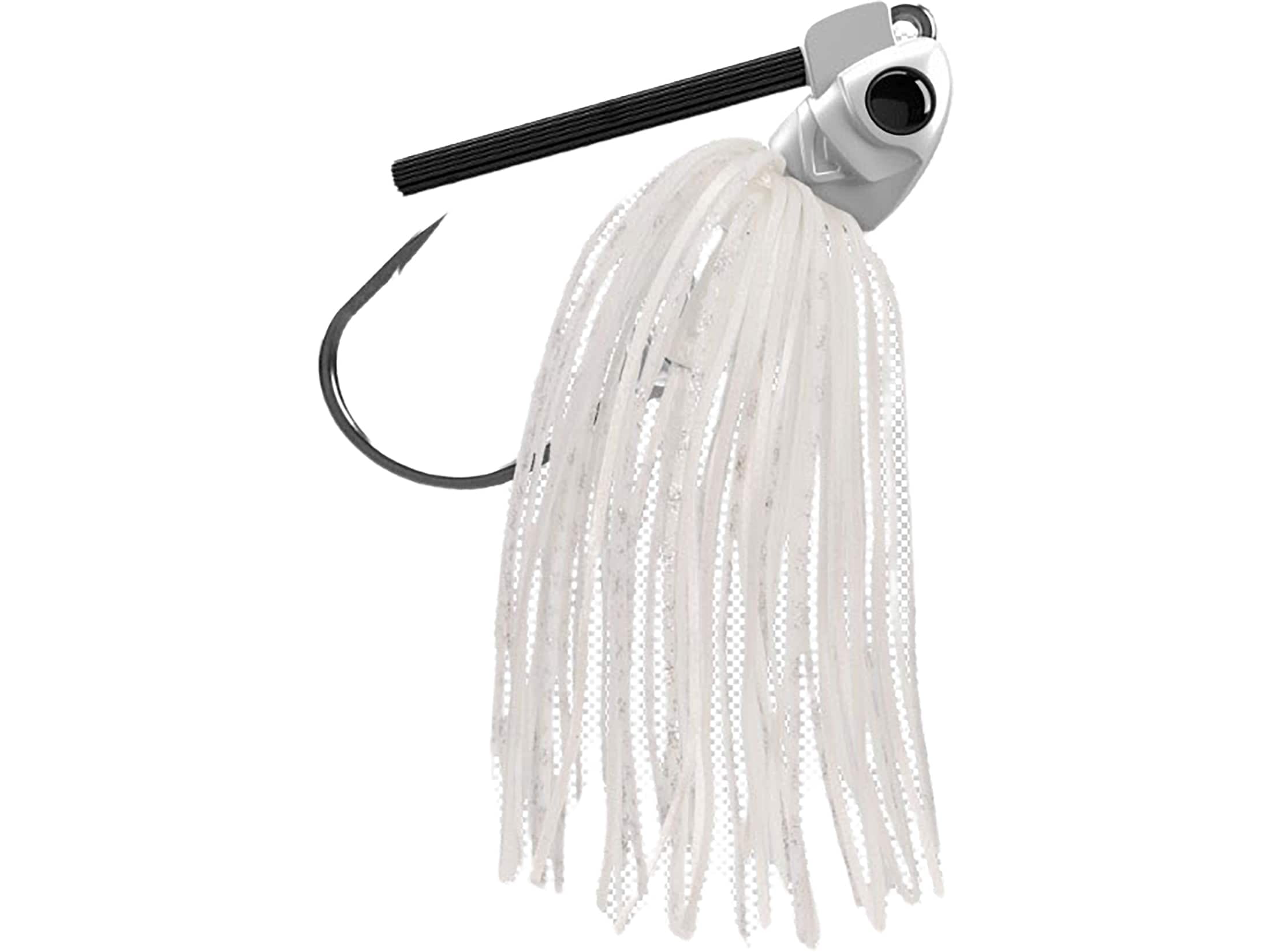 Buckeye Lures Brush Panda Heavy Cover Swim Jig White 1/4 oz - Walmart.com