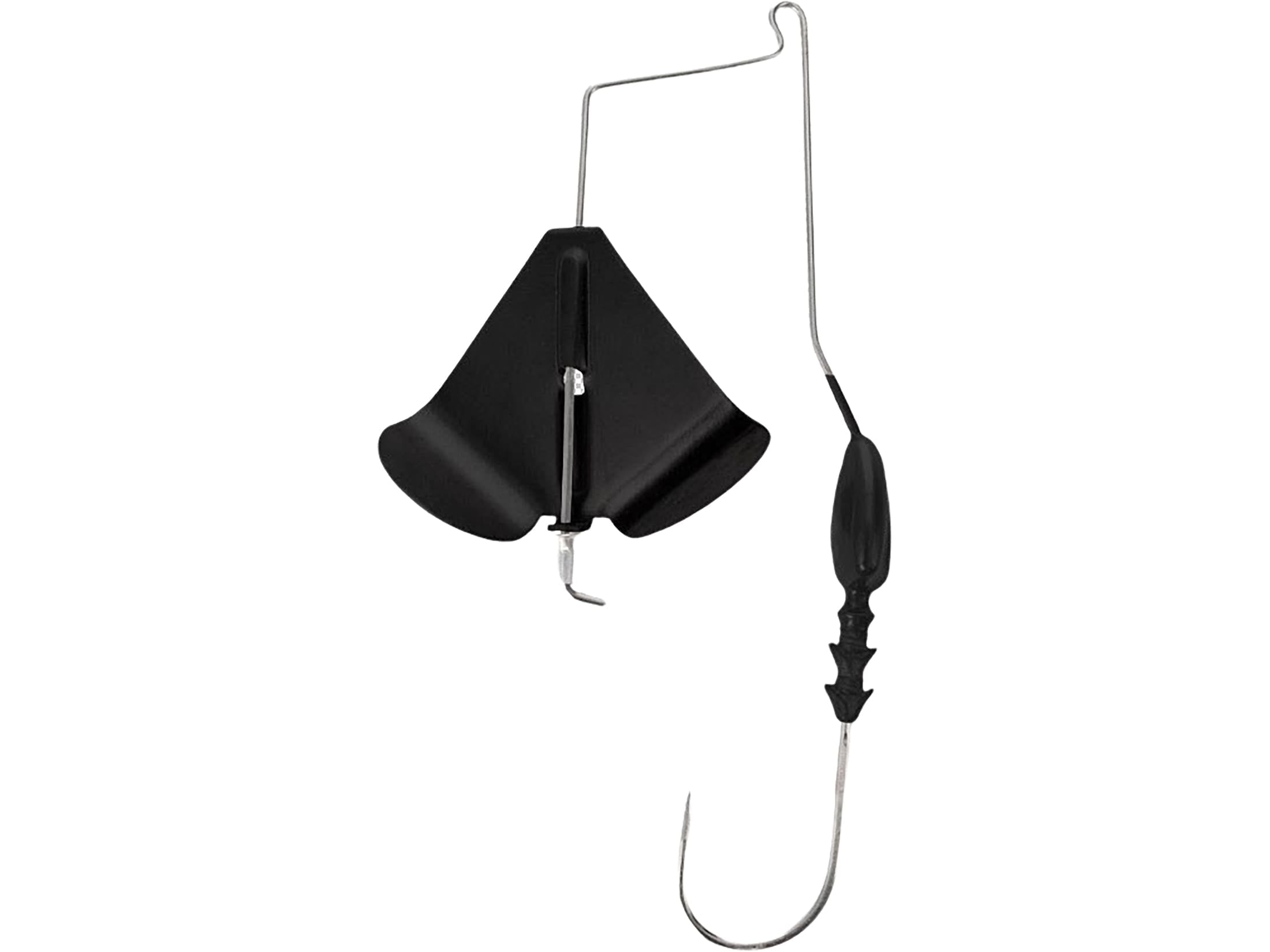Buckeye Lures G-Buzz Bait 3/8 oz, Black with Black Blade - Walmart.com