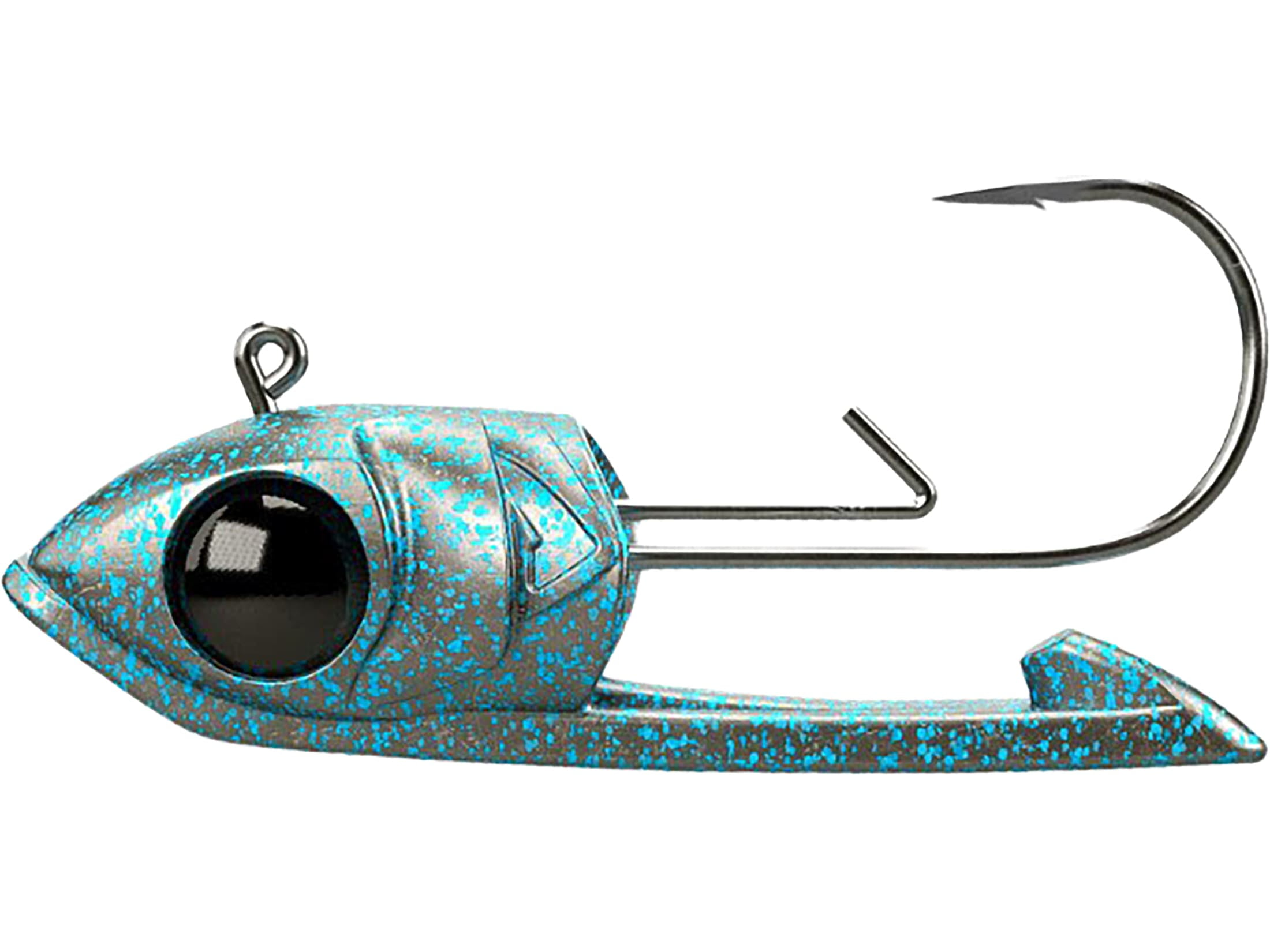 Buckeye Lures Scope Head 1/2oz Swimbait Jighead Blue Glimmer - Walmart.com