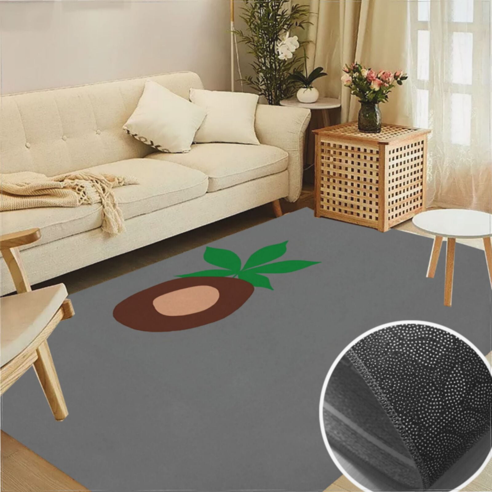 Buckeye With Leaf Ruffle Adult Home Decor Bedroom Living Room Crystal ...