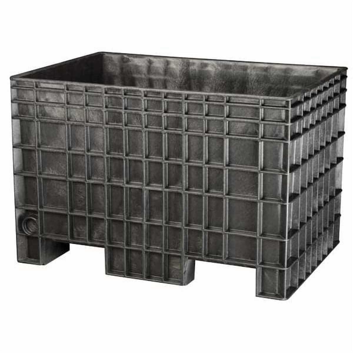 Buckhorn Bulk Container,Black,Solid BF4229280010000 - Walmart Business ...