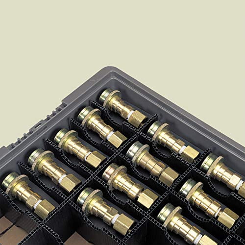 Buckhorn SW4815080201000 Plastic Straight Wall Storage Container Tote ...