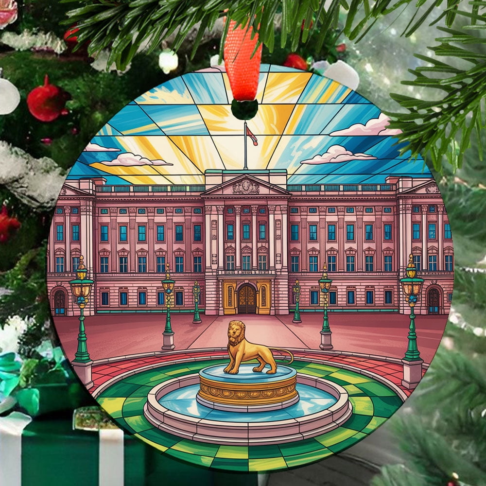 Buckingham Palace Ornament 2025, Travel Landmark Christmas Decoration ...