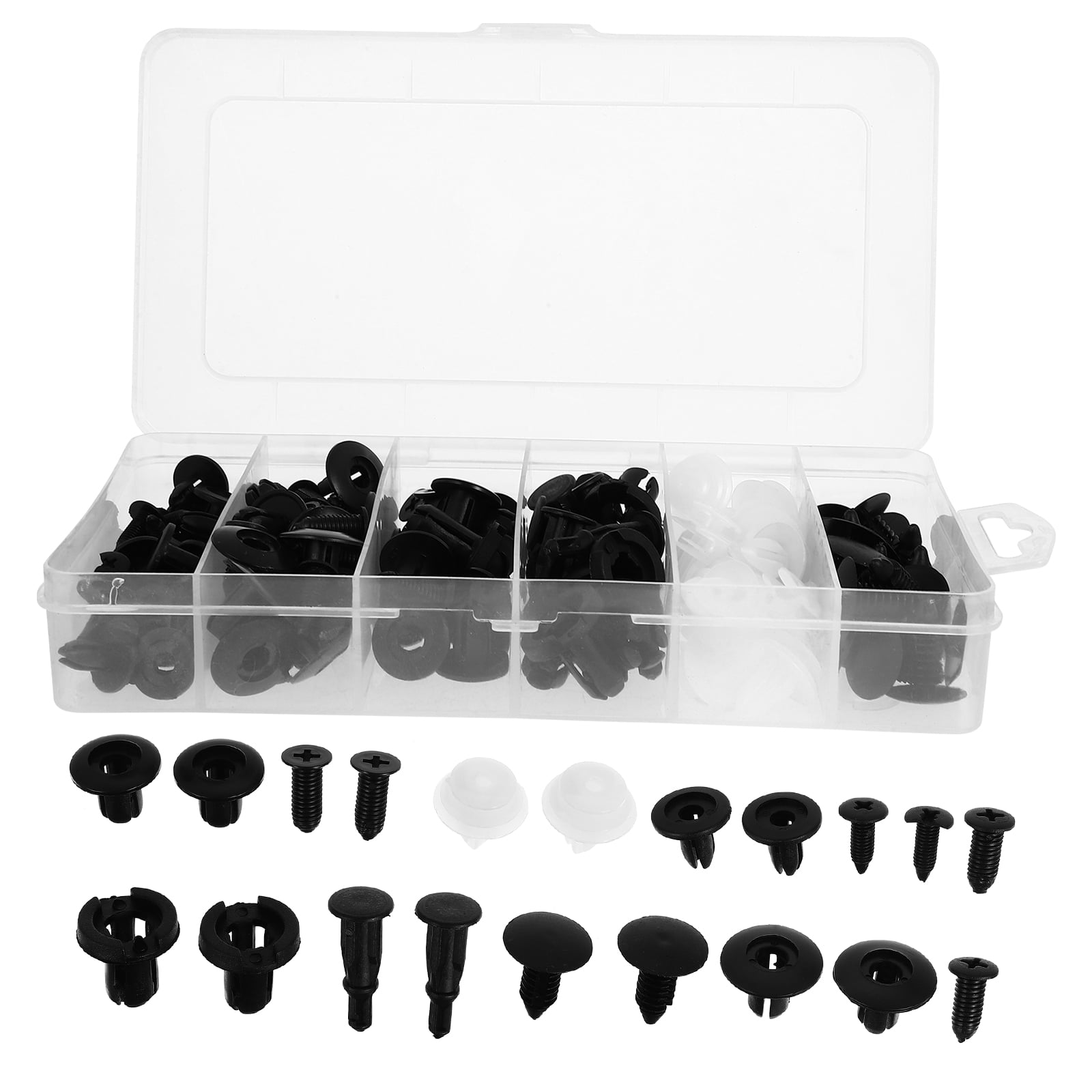 Buckle 100 Pcs Door Panel Bumper Clip Car Push Retainer Bumpers Rivet ...