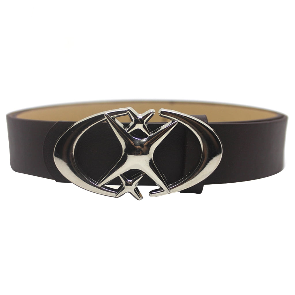 Buckle Belt Gothic Cross Metal Buckle Belt Punk Moon Star Design for ...