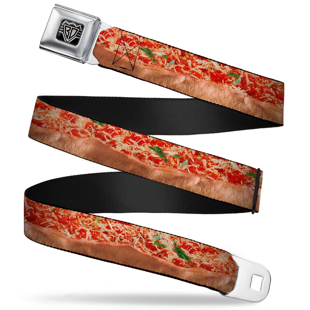 Buckle-Down Belt, Seatbelt Buckle Belt, Chicago Style Pizza Vivid, 34 ...