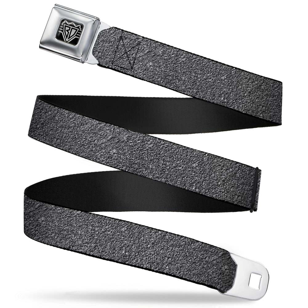 Buckle-Down Belt, Seatbelt Buckle Belt, Concrete Finish Grays, 30 to 44 ...