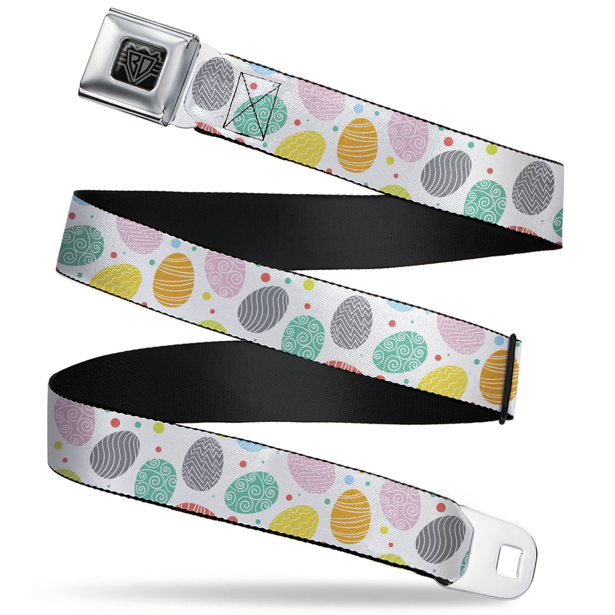 Buckle-Down Belt, Seatbelt Buckle Belt, Easter Eggs Decorated Eggs ...