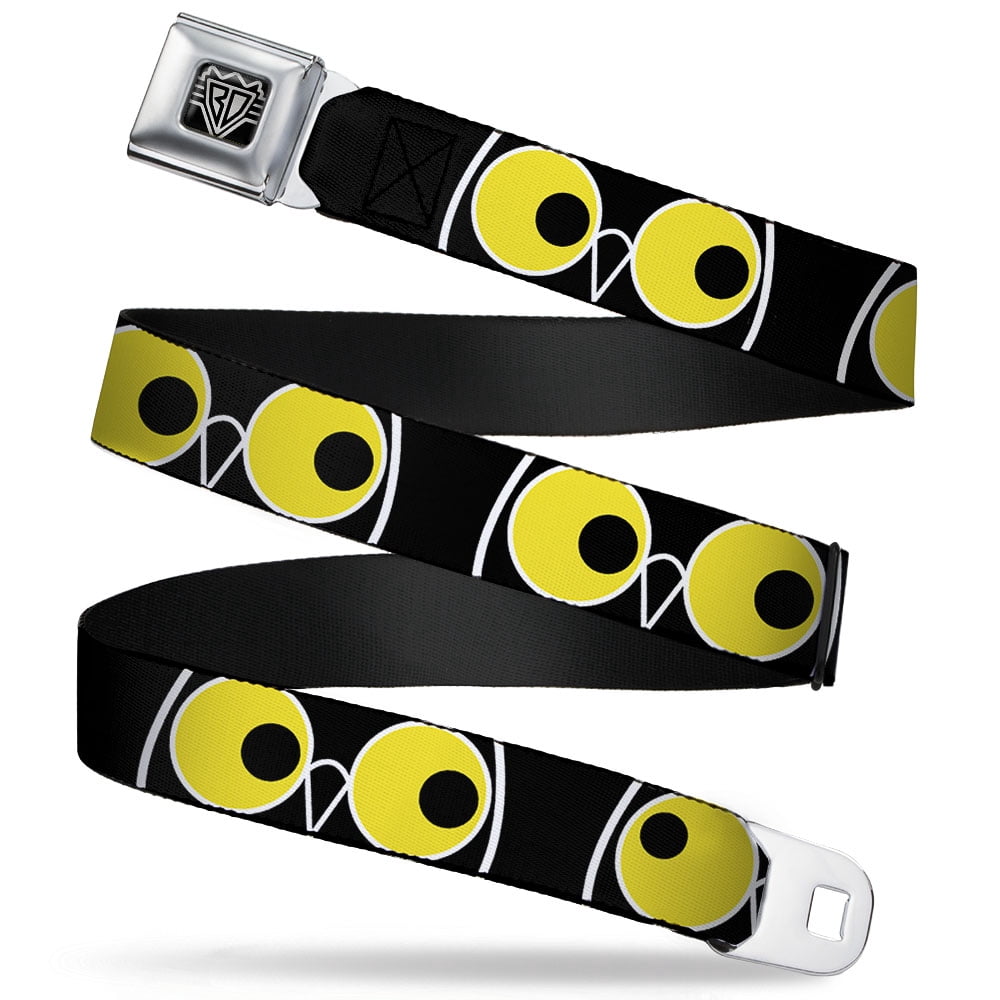 Buckle-Down Belt, Seatbelt Buckle Belt, Owl Eyes, 34 to 52 Inches ...