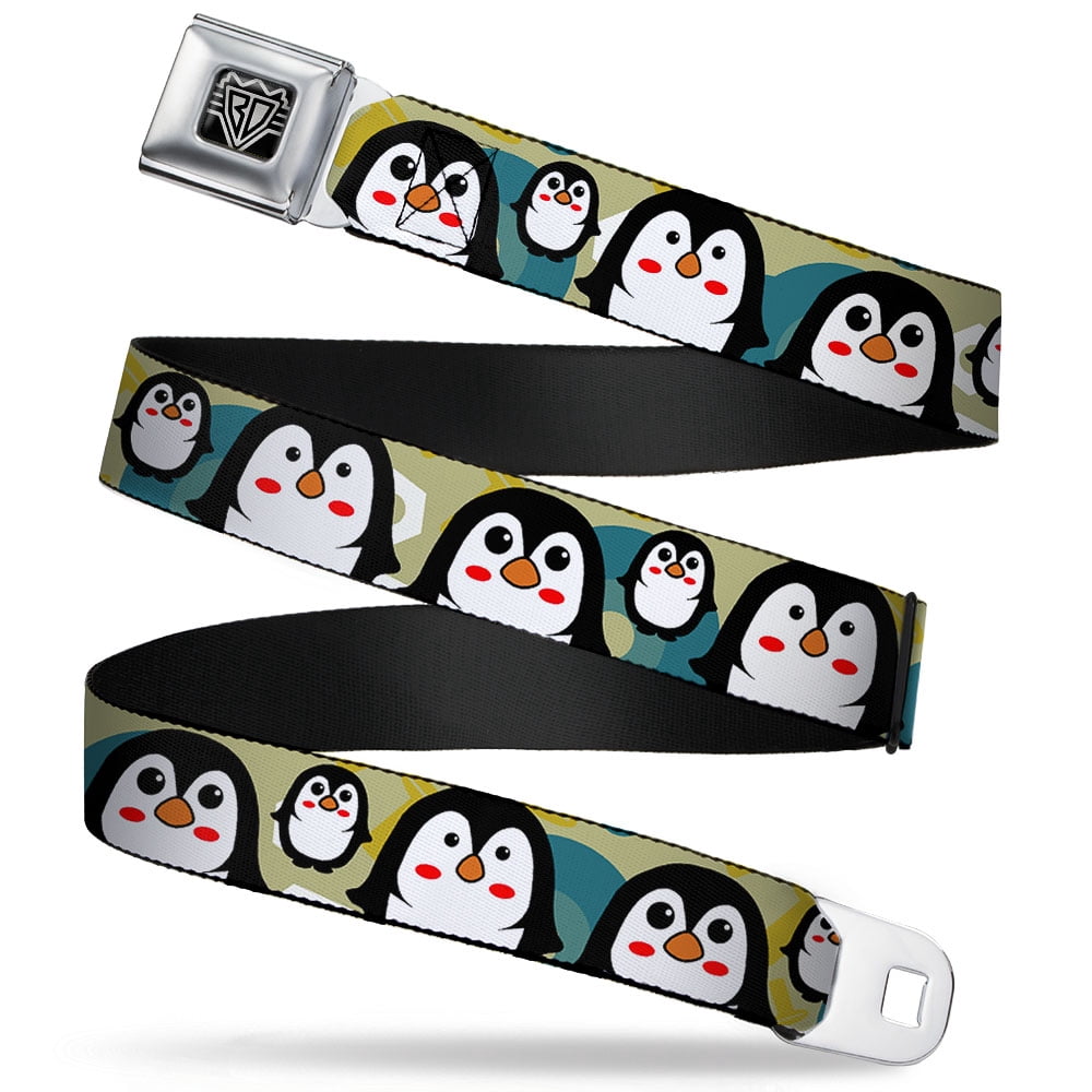 Buckle-Down Belt, Seatbelt Buckle Belt, Penguin Cartoon, 30 to 44 ...