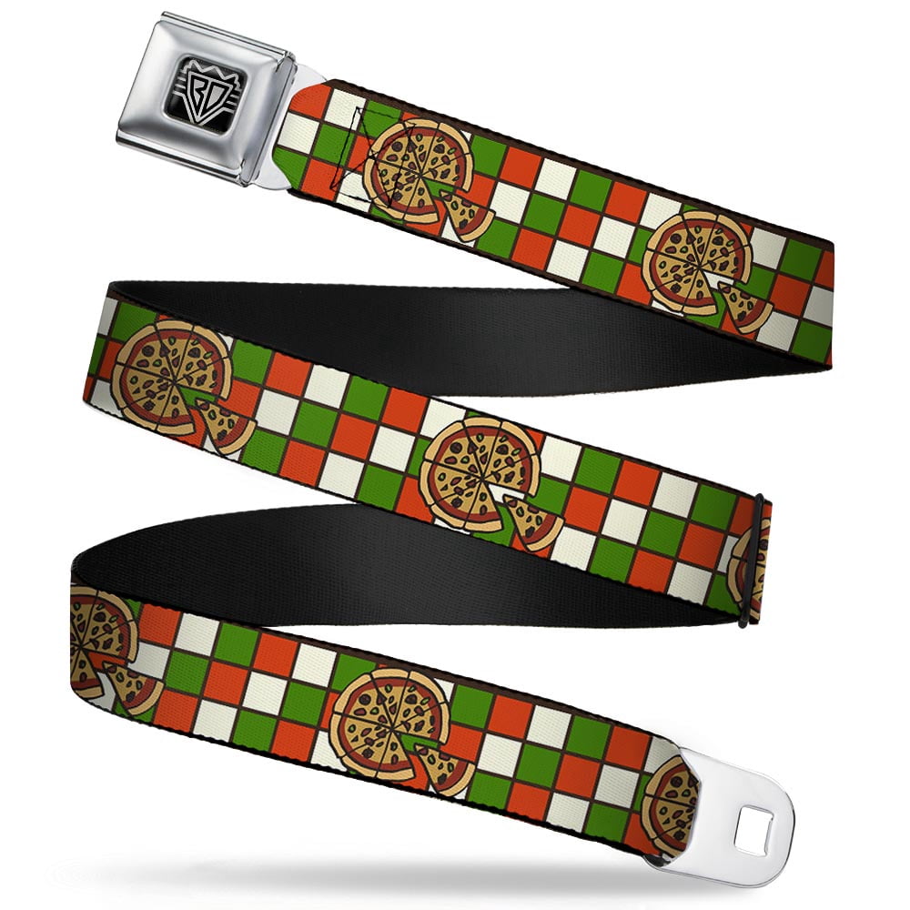 Buckle-Down Belt, Seatbelt Buckle Belt, Pizza Pies, Youth 22 to 32 ...
