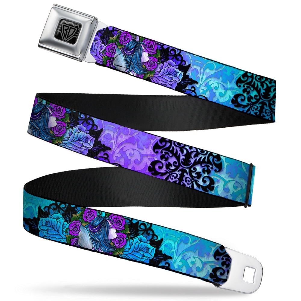 Buckle-Down Belt, Seatbelt Buckle Belt, Tattoo Johnny Fairy Blue Hair ...