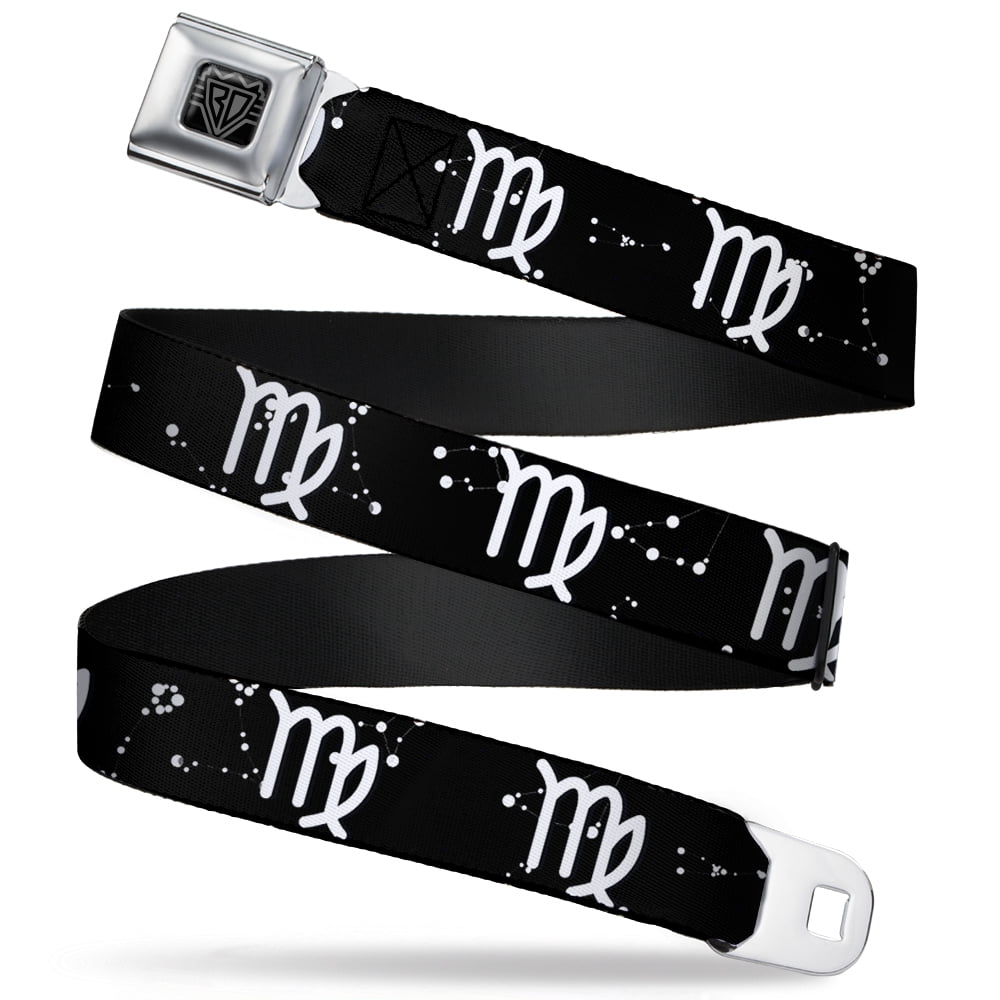 Buckle-Down Belt, Seatbelt Buckle Belt, Zodiac Virgo Symbol ...