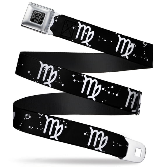 Buckle-Down Belt, Seatbelt Buckle Belt, Zodiac Virgo Symbol ...