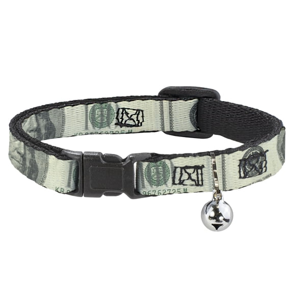 Buckle-Down Breakaway Cat Collar With Bell, Plastic Clip, Easy ...