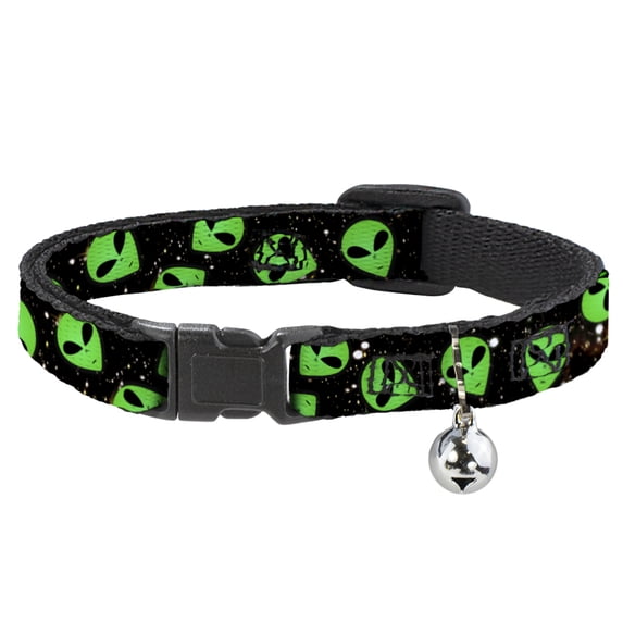 Buckle-Down Breakaway Cat Collar With Bell, Plastic Clip, Easy ...
