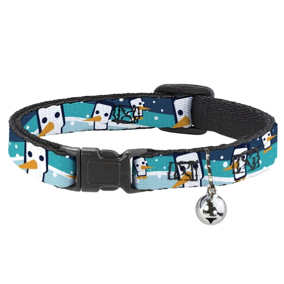 Buckle-Down Breakaway Cat Collar With Bell, Plastic Clip, Easy ...