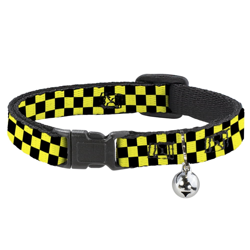 Buckle-Down Breakaway Cat Collar With Bell, Plastic Clip, Easy ...