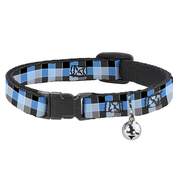 Buckle-Down Breakaway Cat Collar With Bell, Plastic Clip, Easy ...