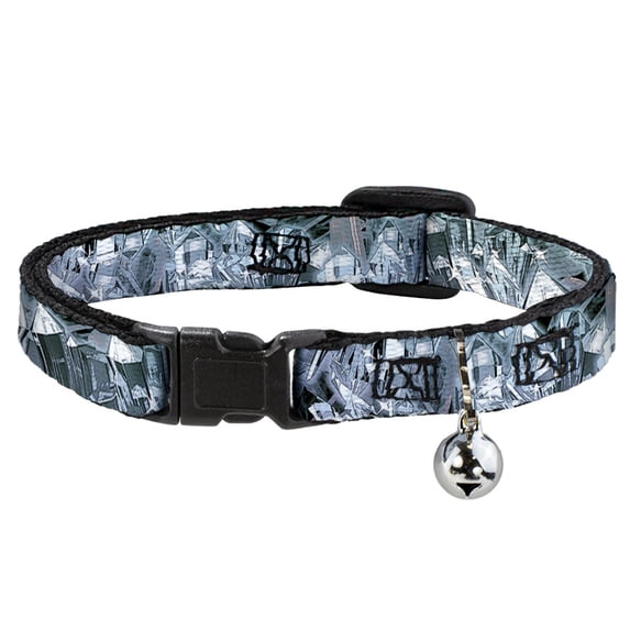 Buckle-Down Breakaway Cat Collar With Bell, Plastic Clip, Easy ...