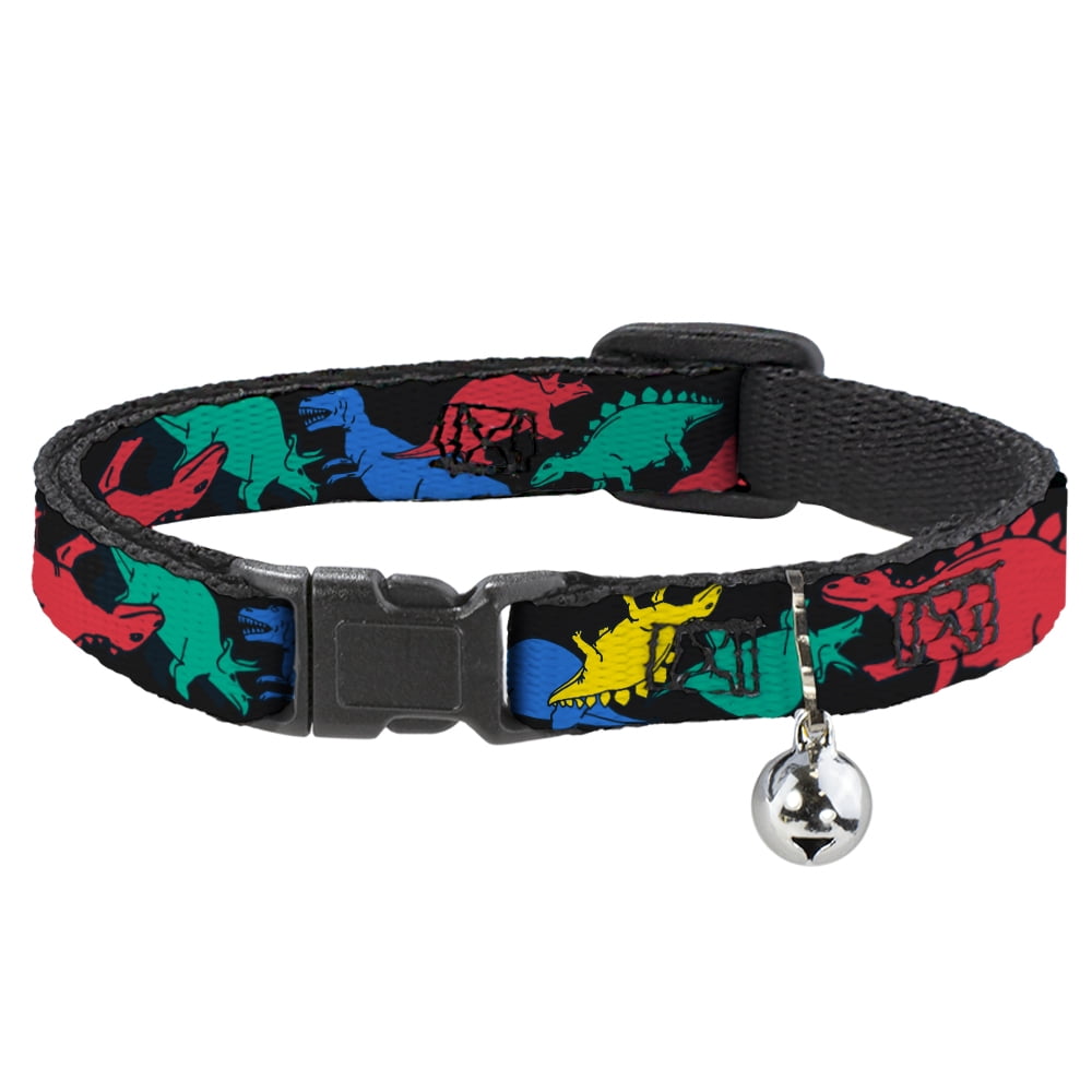 Buckle-Down Breakaway Cat Collar With Bell, Plastic Clip, Easy ...