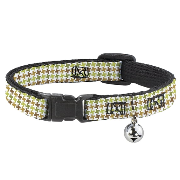 Buckle-Down Breakaway Cat Collar With Bell, Plastic Clip, Easy ...