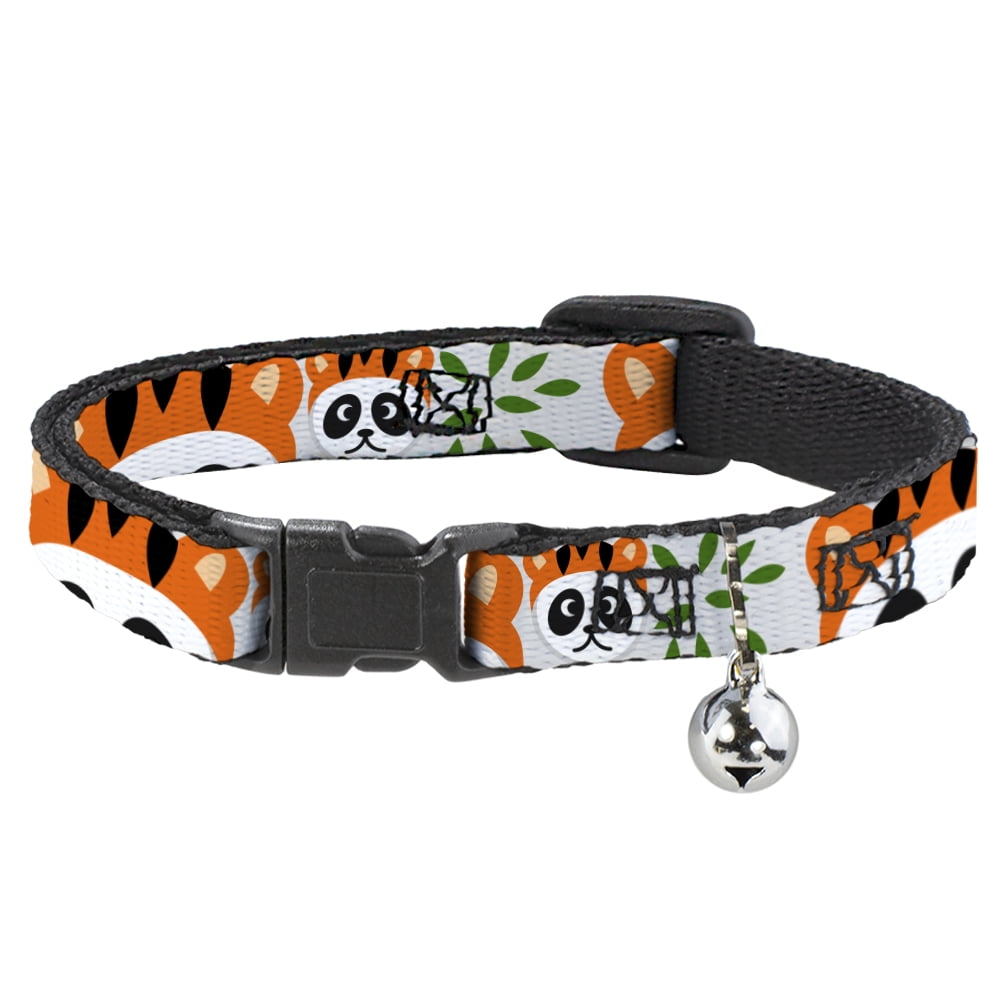 Buckle-Down Breakaway Cat Collar With Bell, Plastic Clip, Easy ...