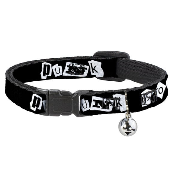 Buckle-Down Breakaway Cat Collar With Bell, Plastic Clip, Easy ...
