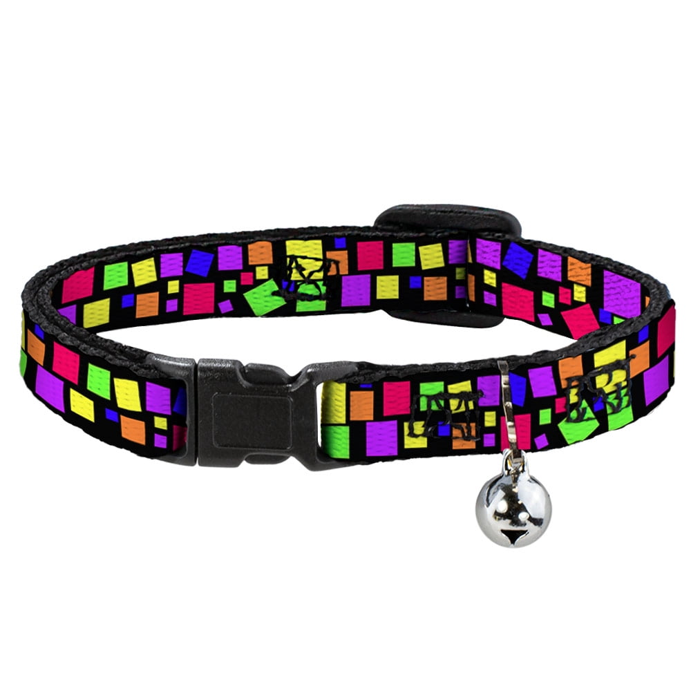 Buckle-Down Breakaway Cat Collar With Bell, Plastic Clip, Easy ...
