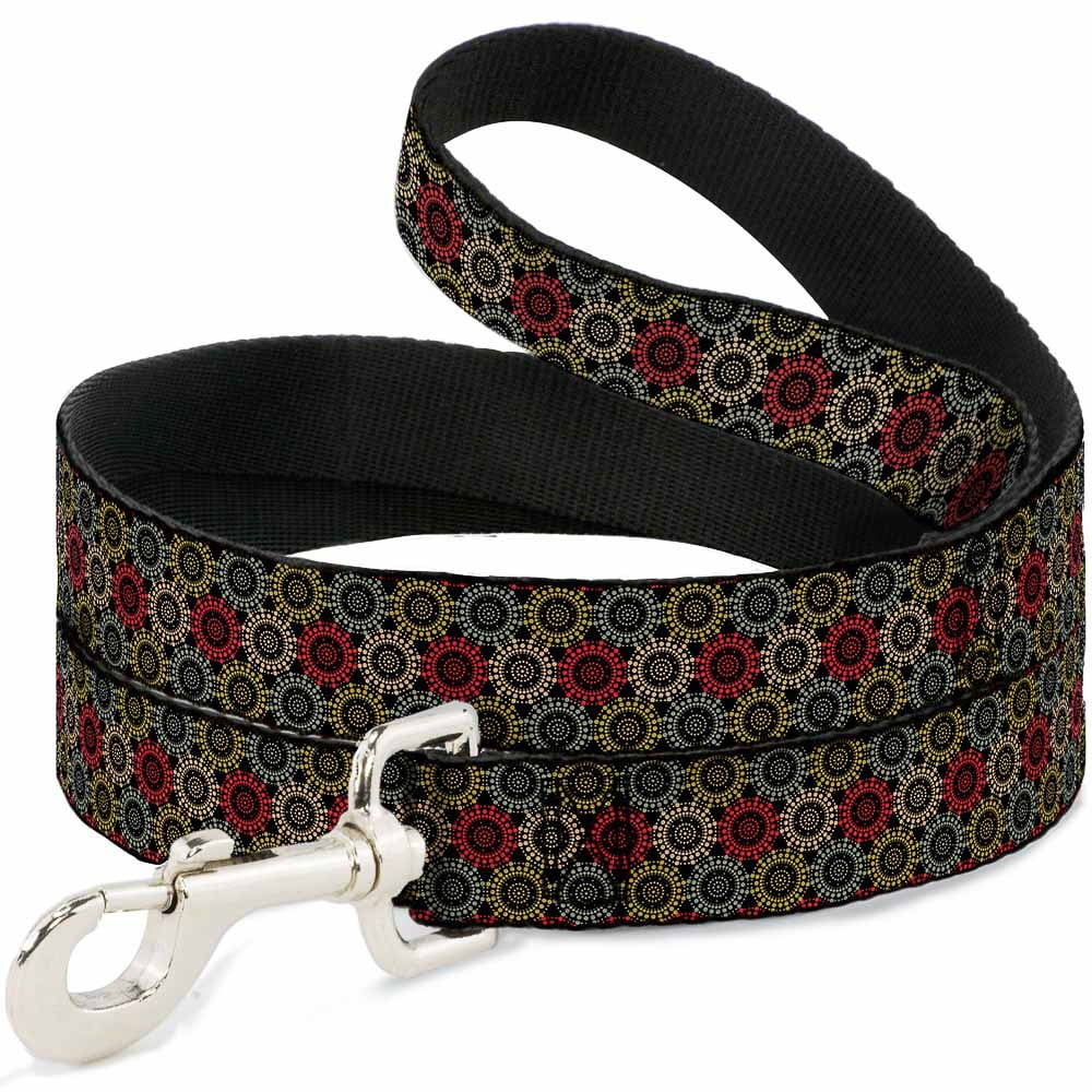 Buckle-Down Pet Leash, Dog Leash, Aboriginal Black Cream Multi Color, 6 ...