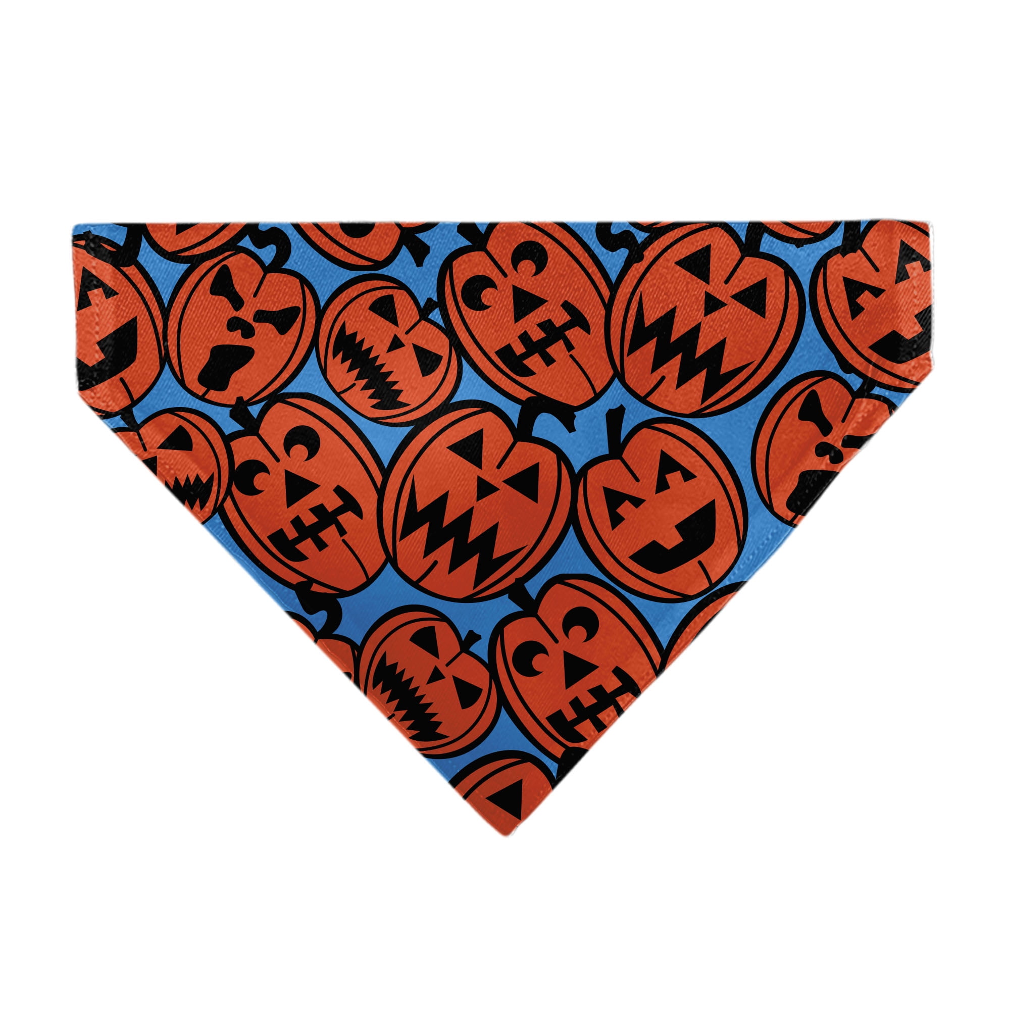 Buckle-Down Jack O Lanterns Blue Slip On Collar Bandana Only - Walmart.com