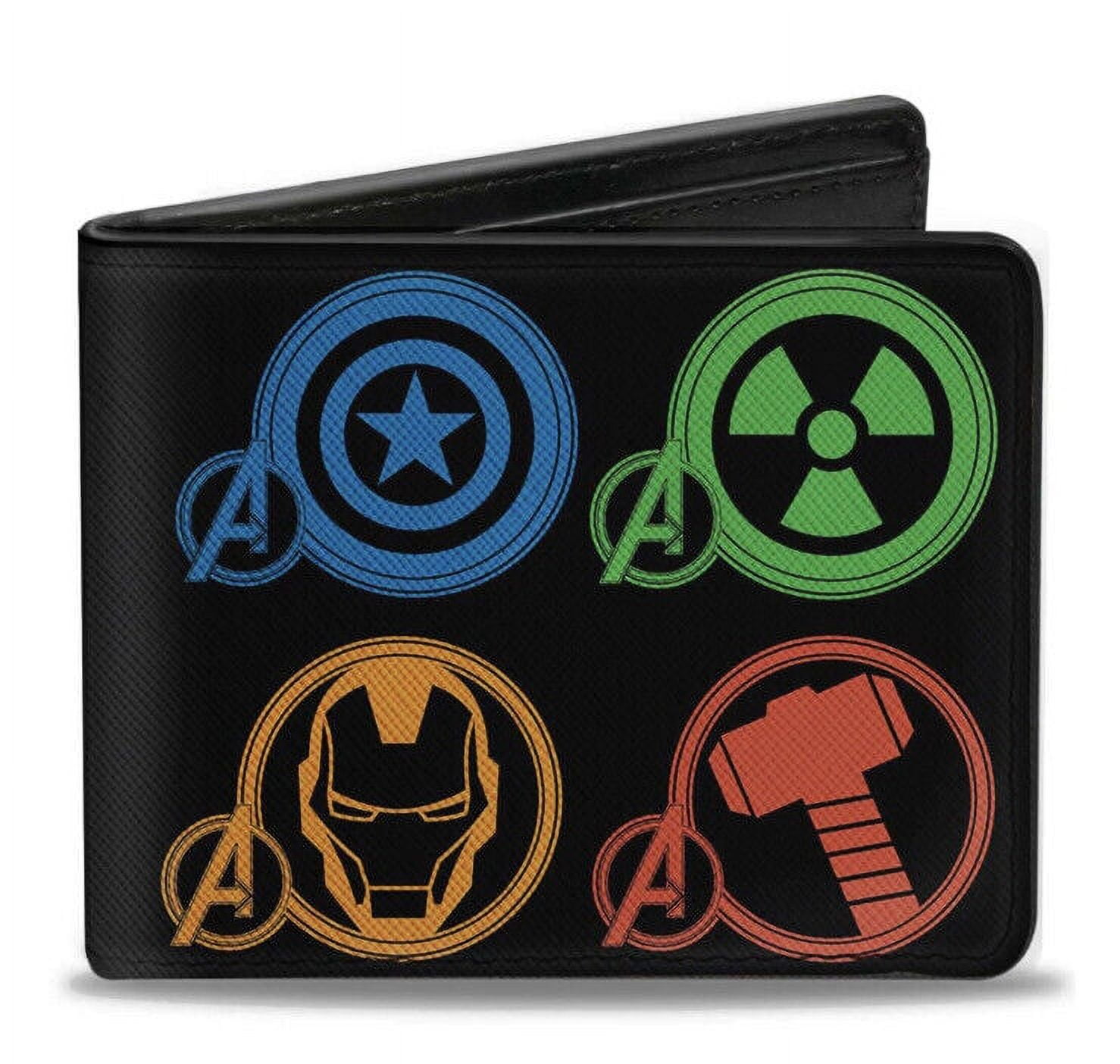 Buckle Down Marvel Avengers Superhero Logo Bifold Wallet - Walmart.com
