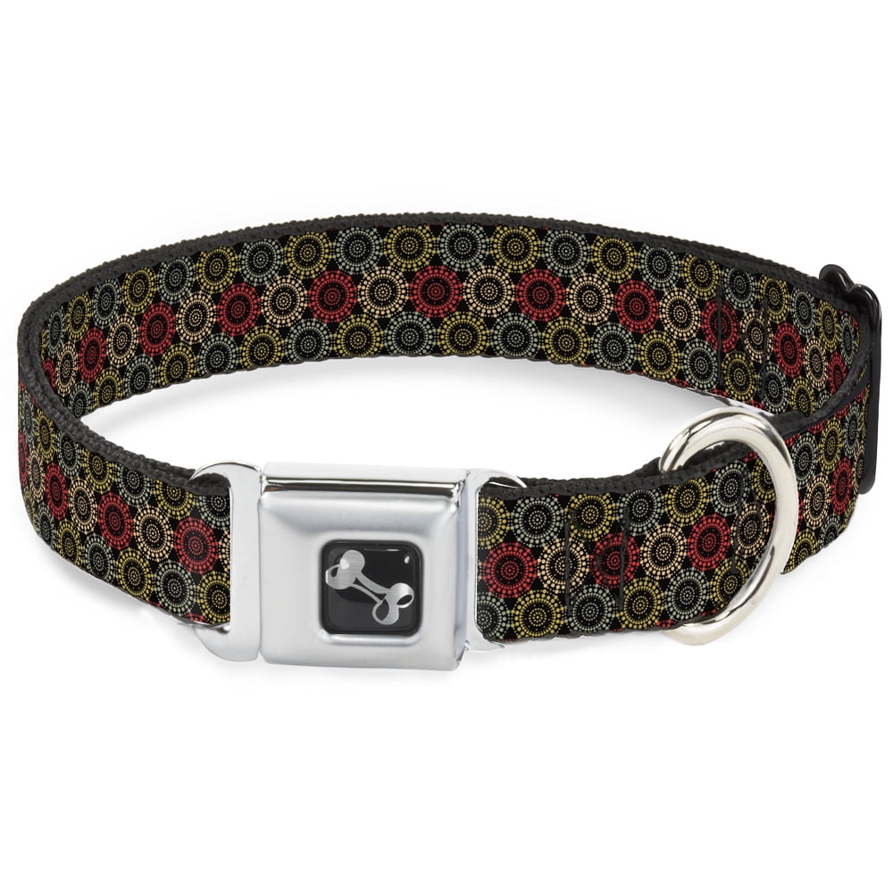 Buckle-Down Pet Collar, Dog Collar Metal Seatbelt Buckle, Aboriginal ...