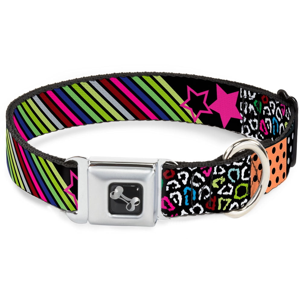 Buckle-Down Pet Collar, Dog Collar Metal Seatbelt Buckle, Animal Skins ...