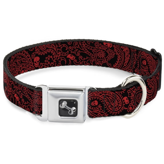 Buckle-Down Pet Collar, Dog Collar Metal Seatbelt Buckle, Bandana ...