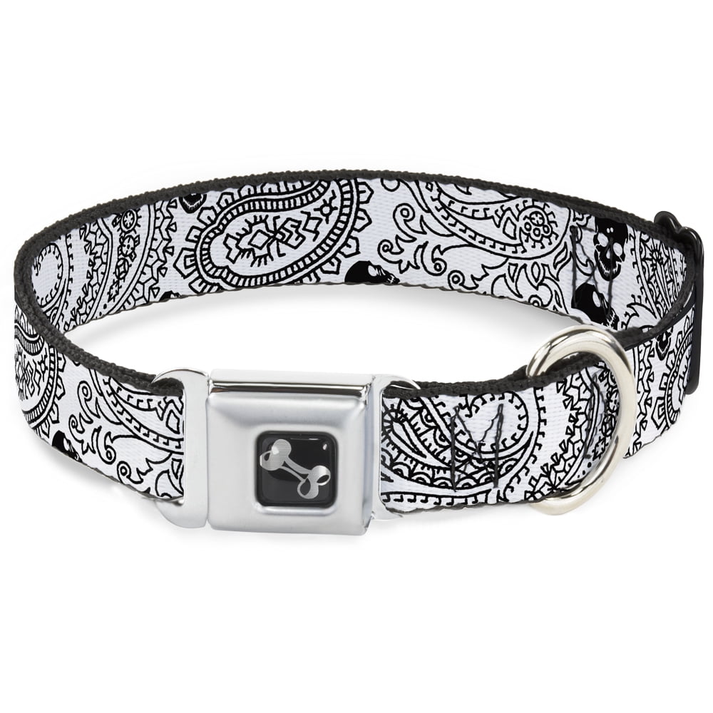 Buckle-Down Pet Collar, Dog Collar Metal Seatbelt Buckle, Bandana ...