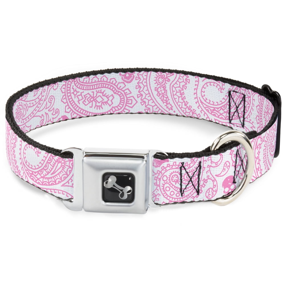Buckle-Down Pet Collar, Dog Collar Metal Seatbelt Buckle, Bandana ...