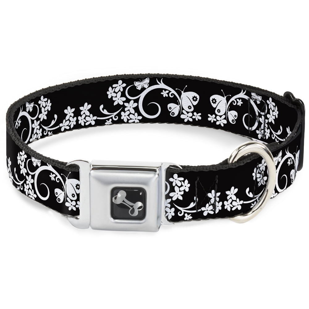 Buckle-Down Pet Collar, Dog Collar Metal Seatbelt Buckle, Butterfly ...