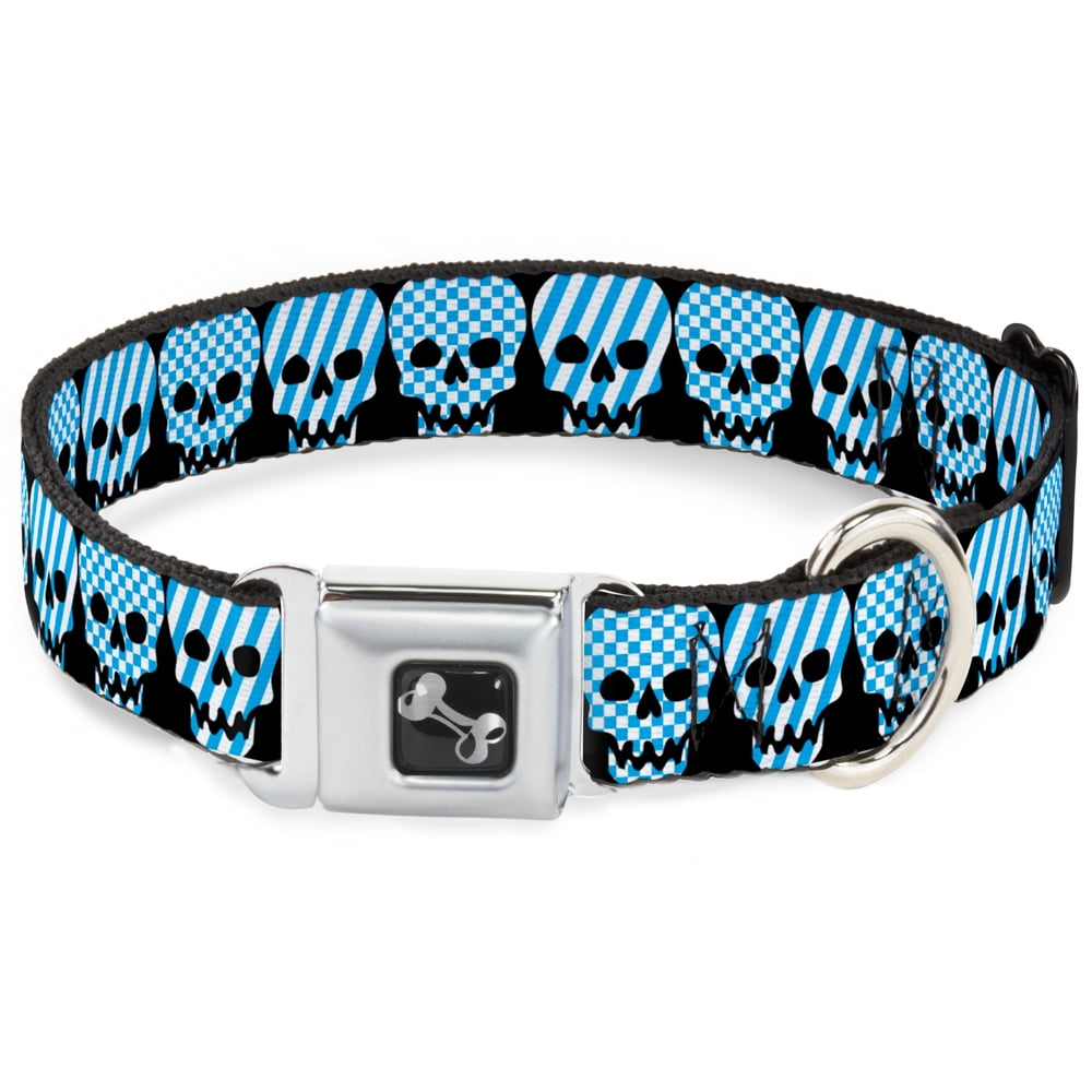 Buckle-Down Pet Collar, Dog Collar Metal Seatbelt Buckle, Checker ...