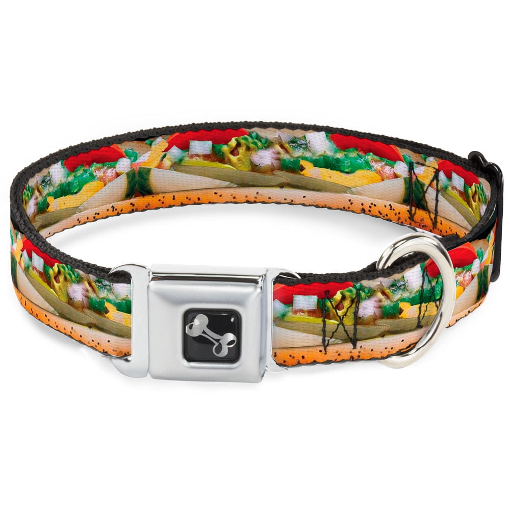 Buckle-Down Pet Collar, Dog Collar Metal Seatbelt Buckle, Chicago Style ...