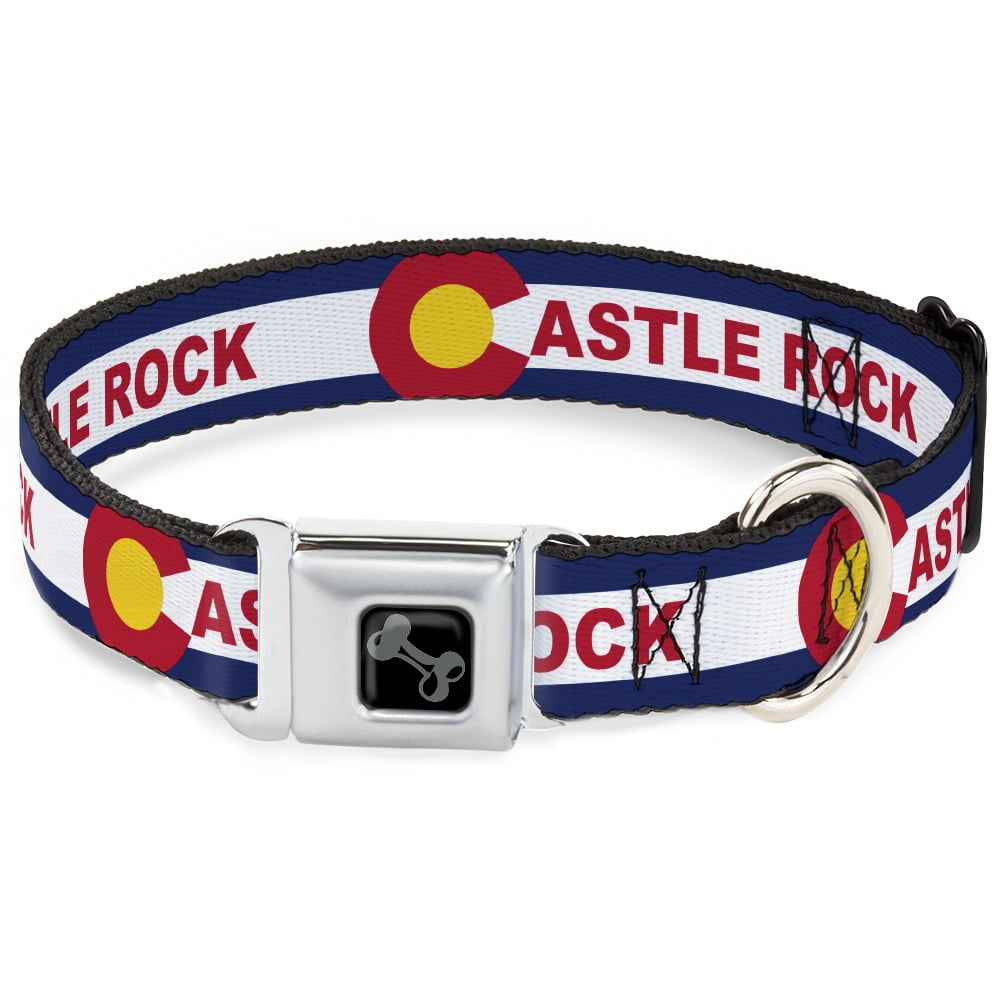 Buckle-Down Pet Collar, Dog Collar Metal Seatbelt Buckle, Colorado ...