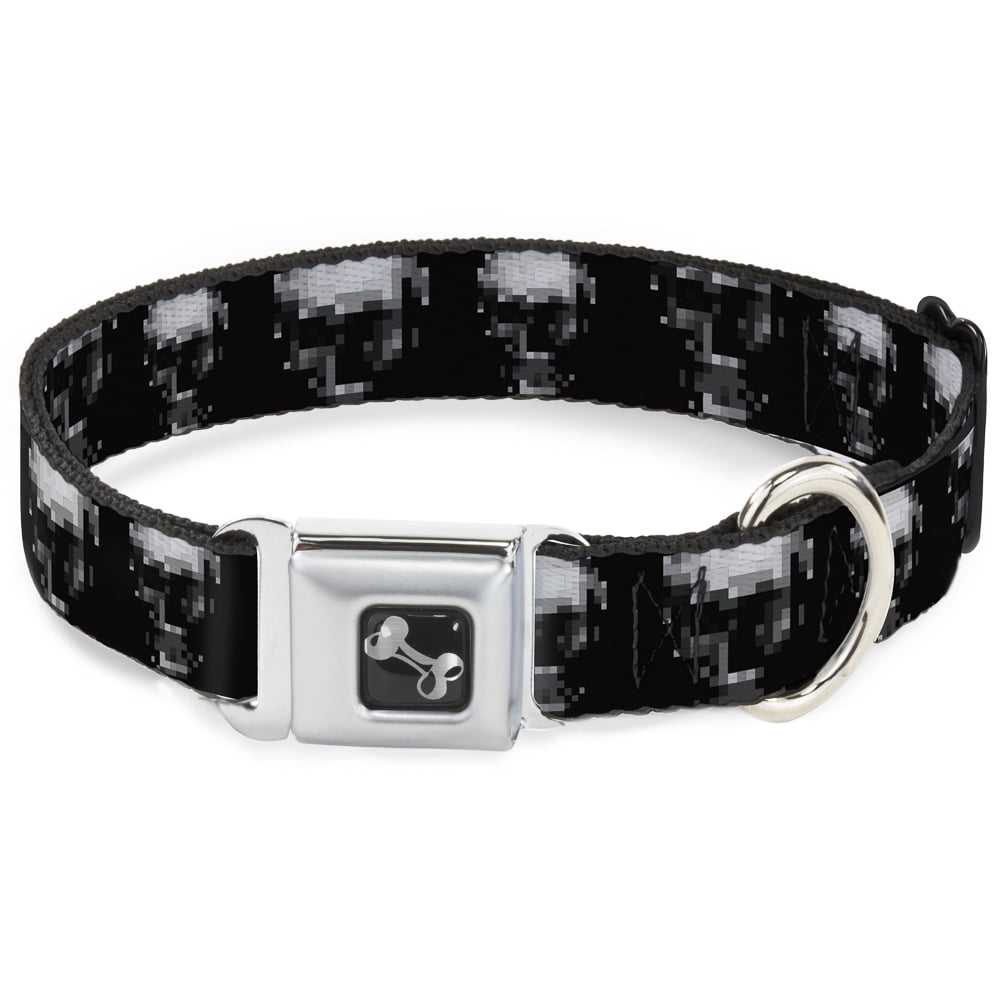 Buckle-Down Pet Collar, Dog Collar Metal Seatbelt Buckle, Dark Knight ...