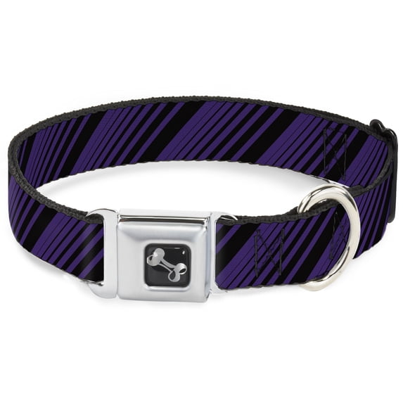 Buckle-Down Pet Collar, Dog Collar Metal Seatbelt Buckle, Diagonal ...