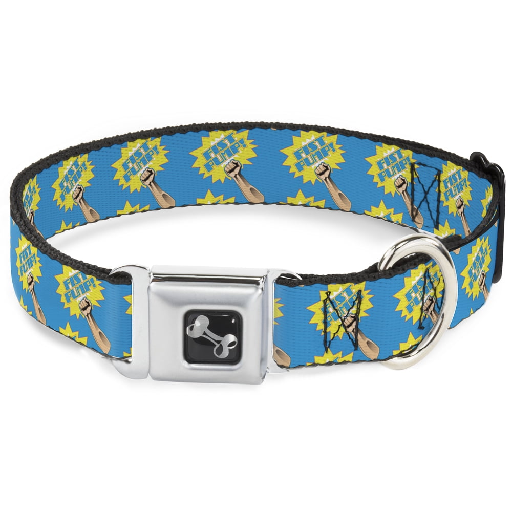 Buckle-Down Pet Collar, Dog Collar Metal Seatbelt Buckle, Fist Pump ...