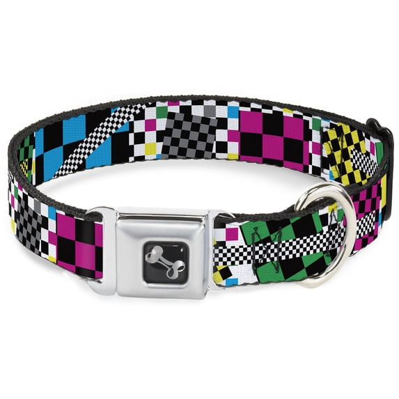 Buckle-Down Pet Collar, Dog Collar Metal Seatbelt Buckle, Funky ...