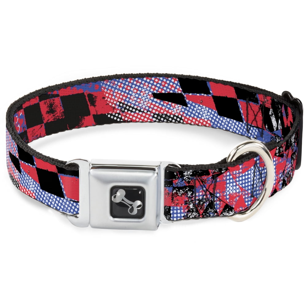 Buckle-Down Pet Collar, Dog Collar Metal Seatbelt Buckle, Grunge ...