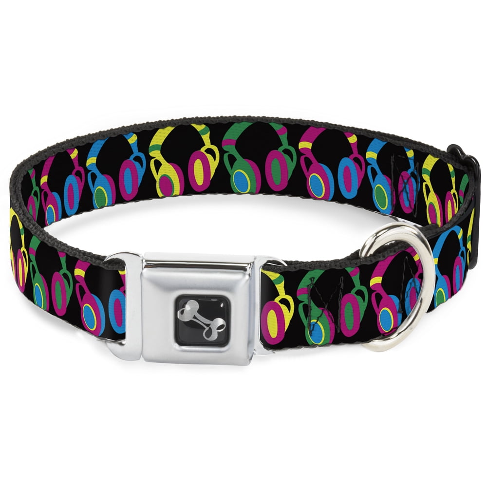 Buckle-Down Pet Collar, Dog Collar Metal Seatbelt Buckle, Headphones ...